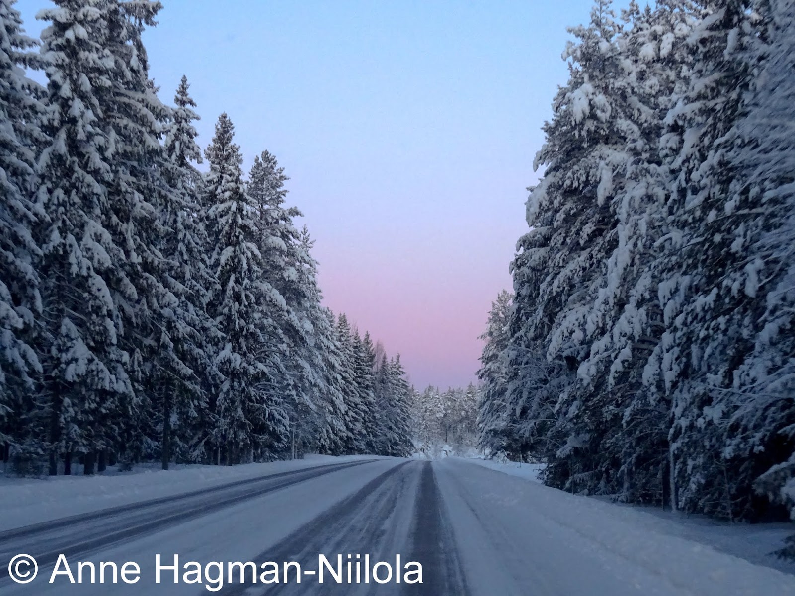 Annen jutut: TALVIMAISEMA winter landscape