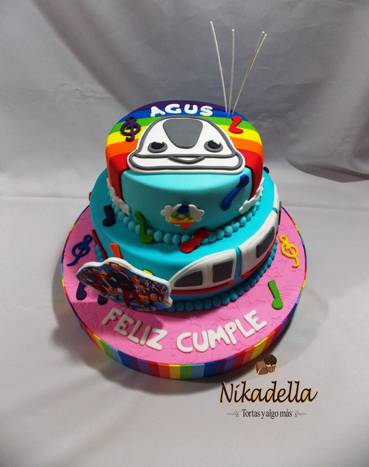 Nikadella: Torta y Mesa dulce temática Junior Express Agustina 4 años