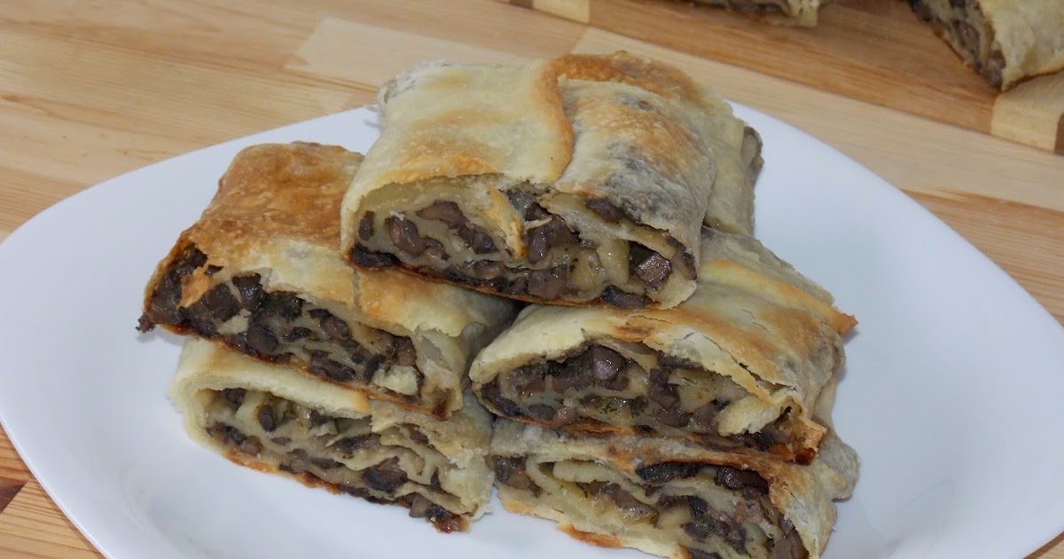 Absolut Delicios: PLACINTA CU CIUPERCI CU FOI FINE DE CASA