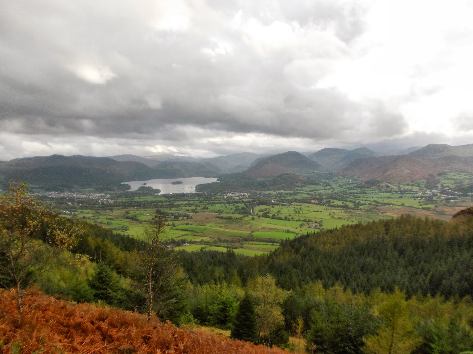 Obsessed: Lake district, Skiddaw, Ullock Pike and Dodd from Dodd Wood.
