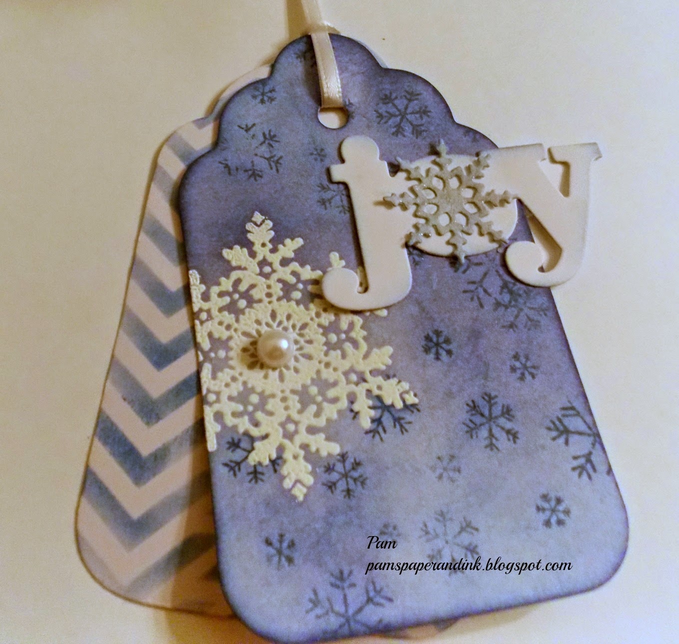 Pam's Paper & Ink : Joy Double Tag