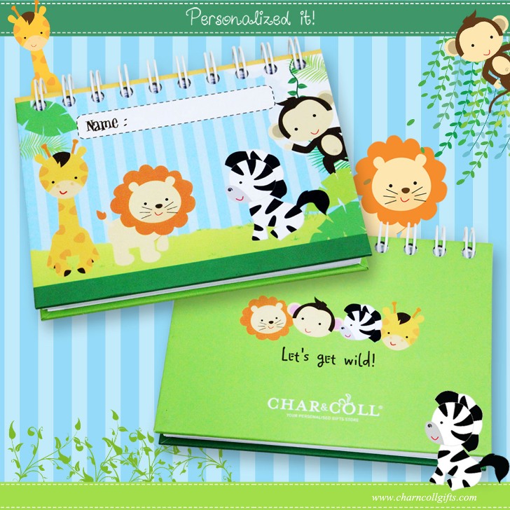 Personalized Store: Safari Jungle Mini Notebook