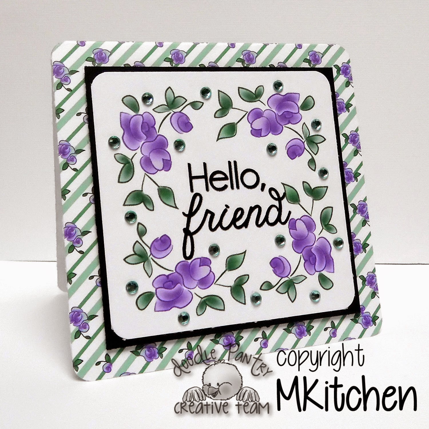 On A Stampage...: Doodle Pantry: Hello, Friend!