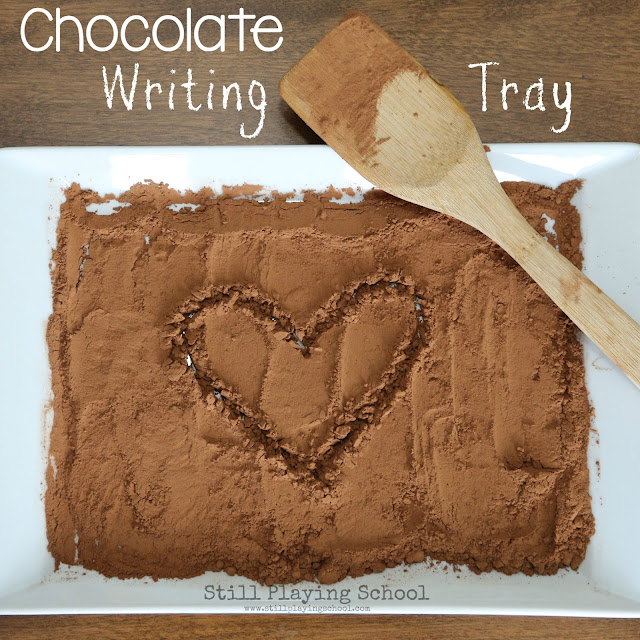 Chocolate Cocoa Writing Tray | Still Playing School
