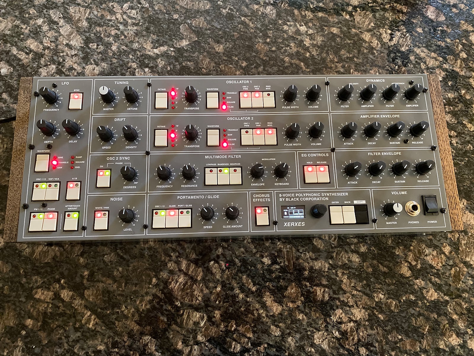 MATRIXSYNTH: Black Corporation Xerxes SN 1839