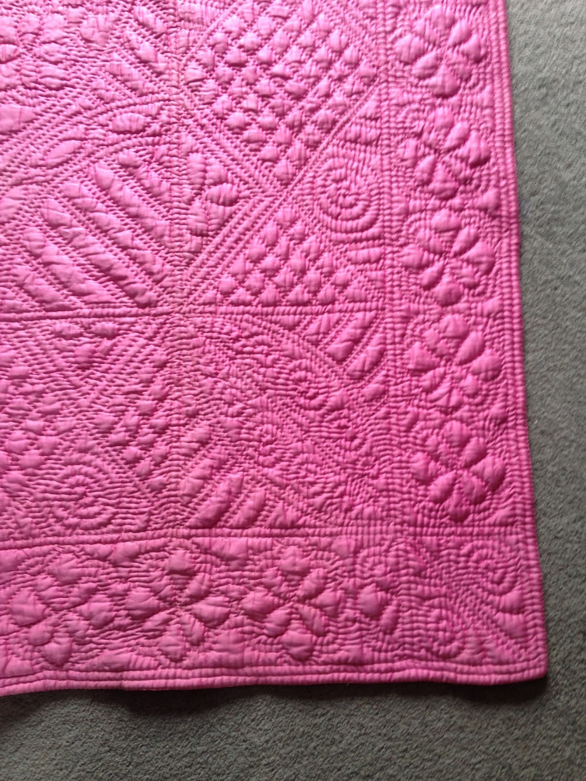 Welsh Quilts: Floral and Pink Welsh Wholecloth