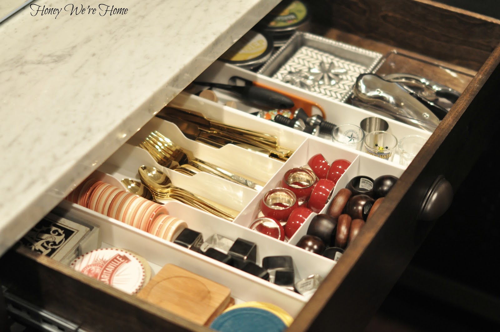 Organized Drawers • Honey We're Home