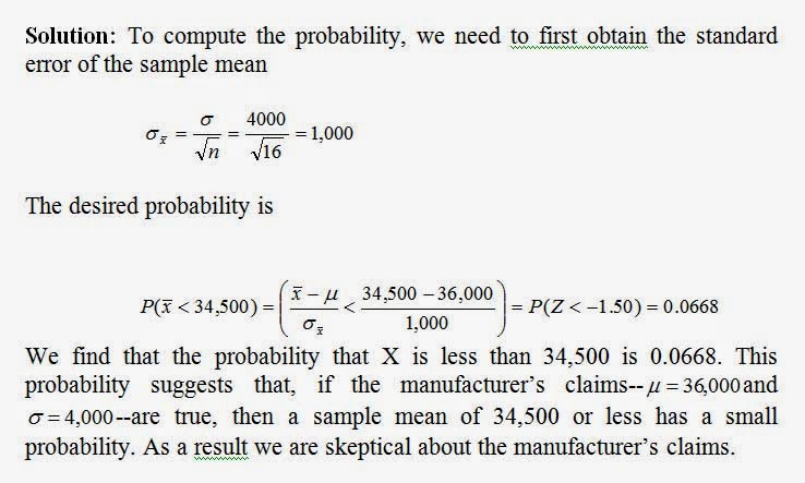 The Sampling Distribution Of The Sample Mean
