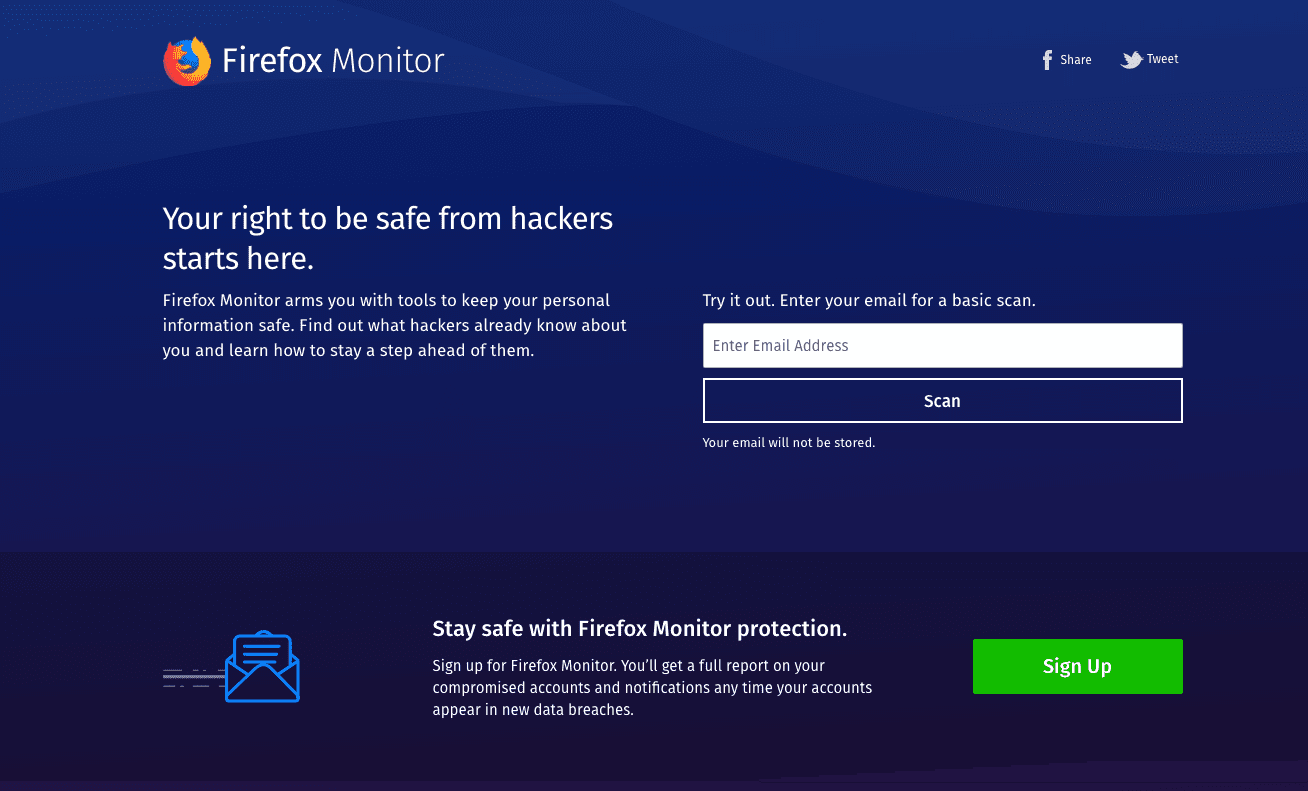 Firefox Monitor, herramienta para validar si tus datos son vulnerables ...