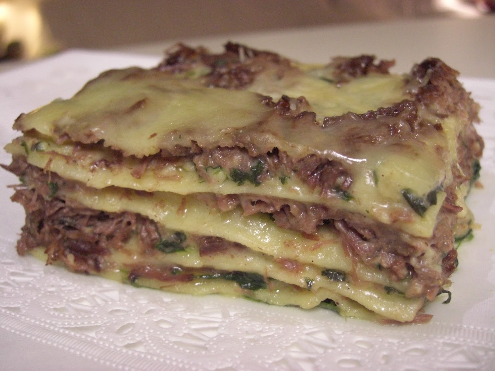 For the Love of Food: SHORT RIB & SPINACH LASAGNA FROM CHEF WILLY'S KITCHEN