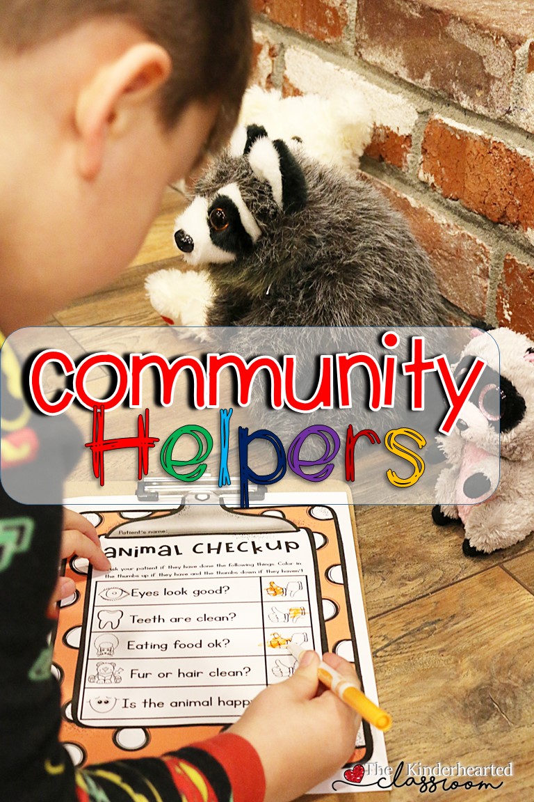 Community Helper Unit for Kindergarten: Math, ELA, & MORE! • The ...