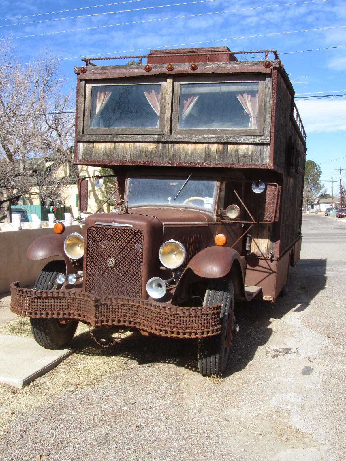autoliterate: The Texas Gypsy truck. Alpine, Texas.