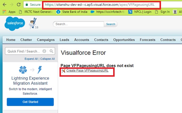 SFDC4Students: Easy Way to Create a Visualforce page in Salesforce.