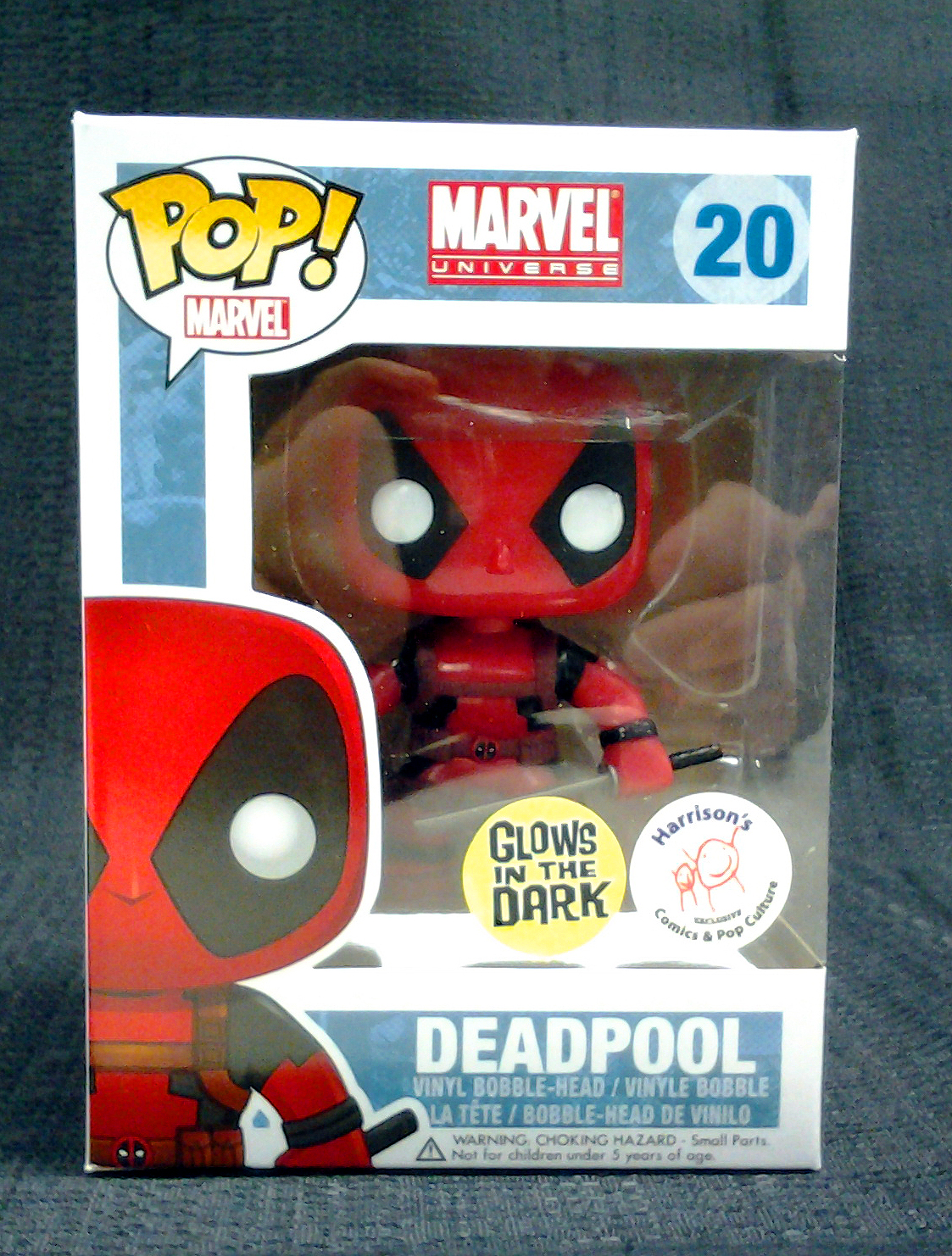 The Blot Says...: Harrison’s Comics Exclusive GID Deadpool Marvel Pop ...