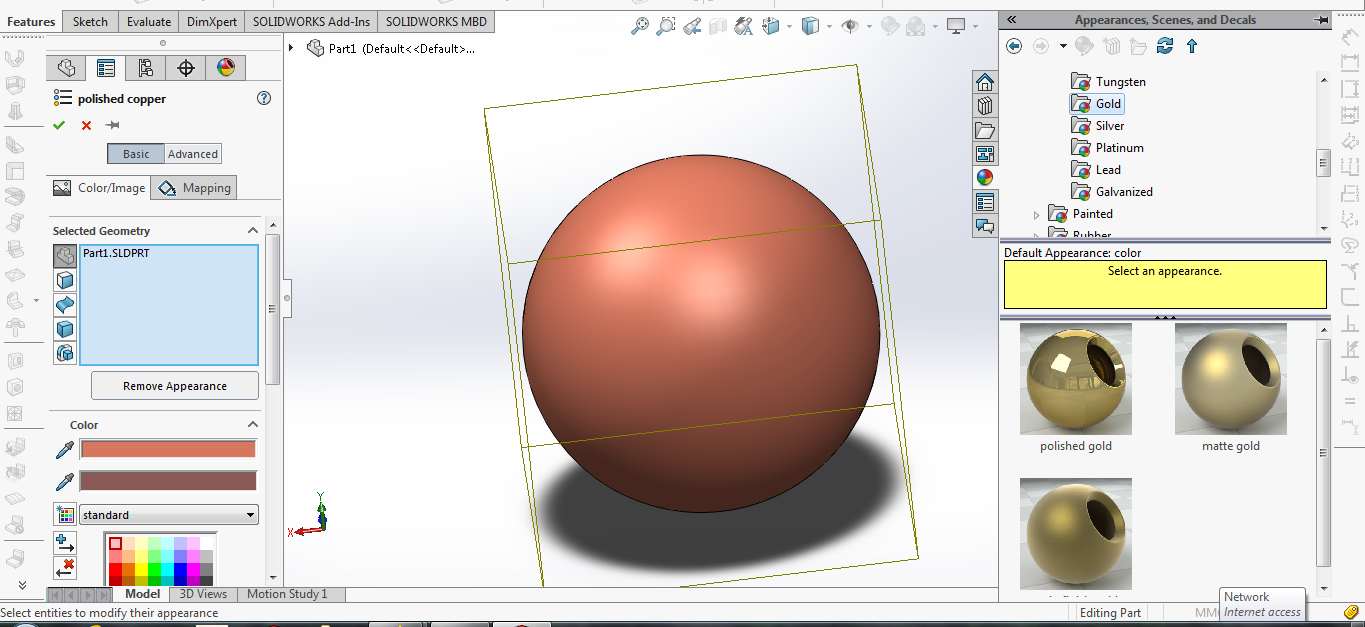 Cara Merubah Material Di Solidworks - WebMasDwi