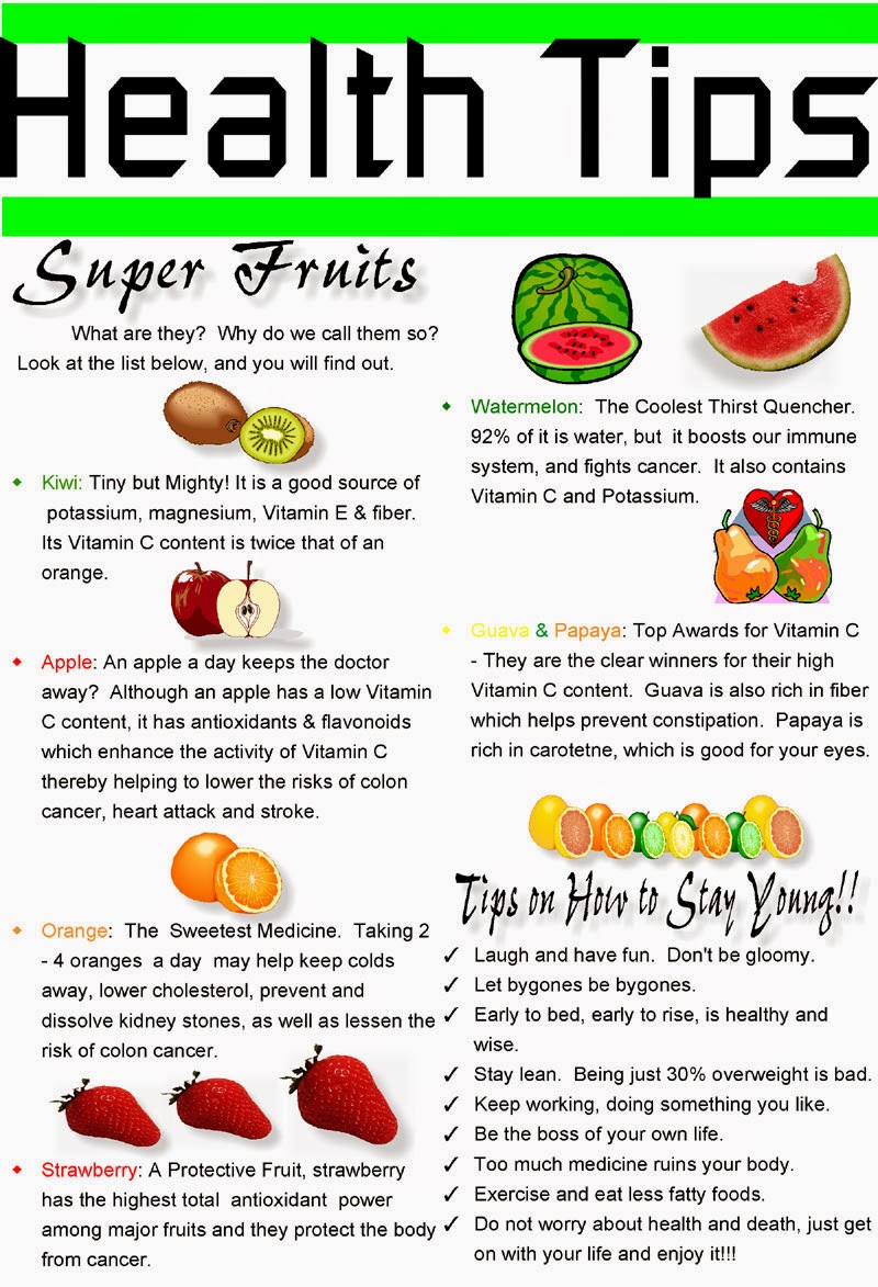 Healthy Living Facts | Health & Care