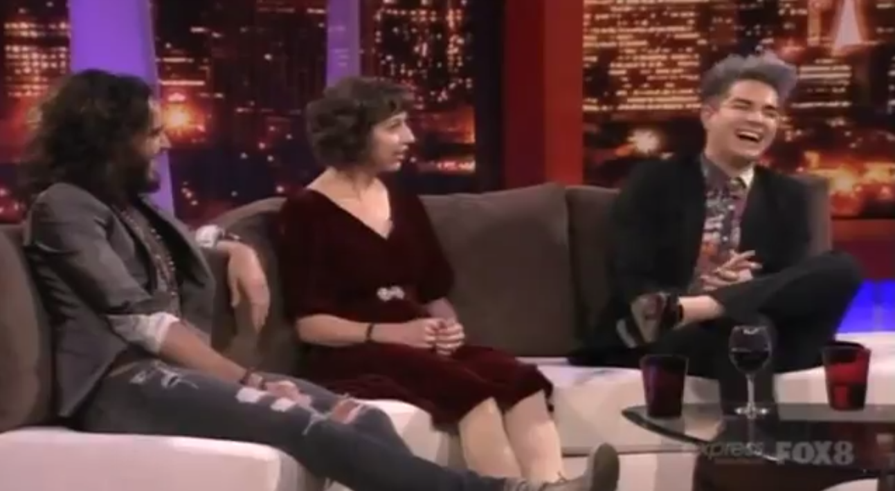 Lilybop 2012: Adam Lambert on ROVE LA Show, Taped Sept 26, 2012 Screencaps