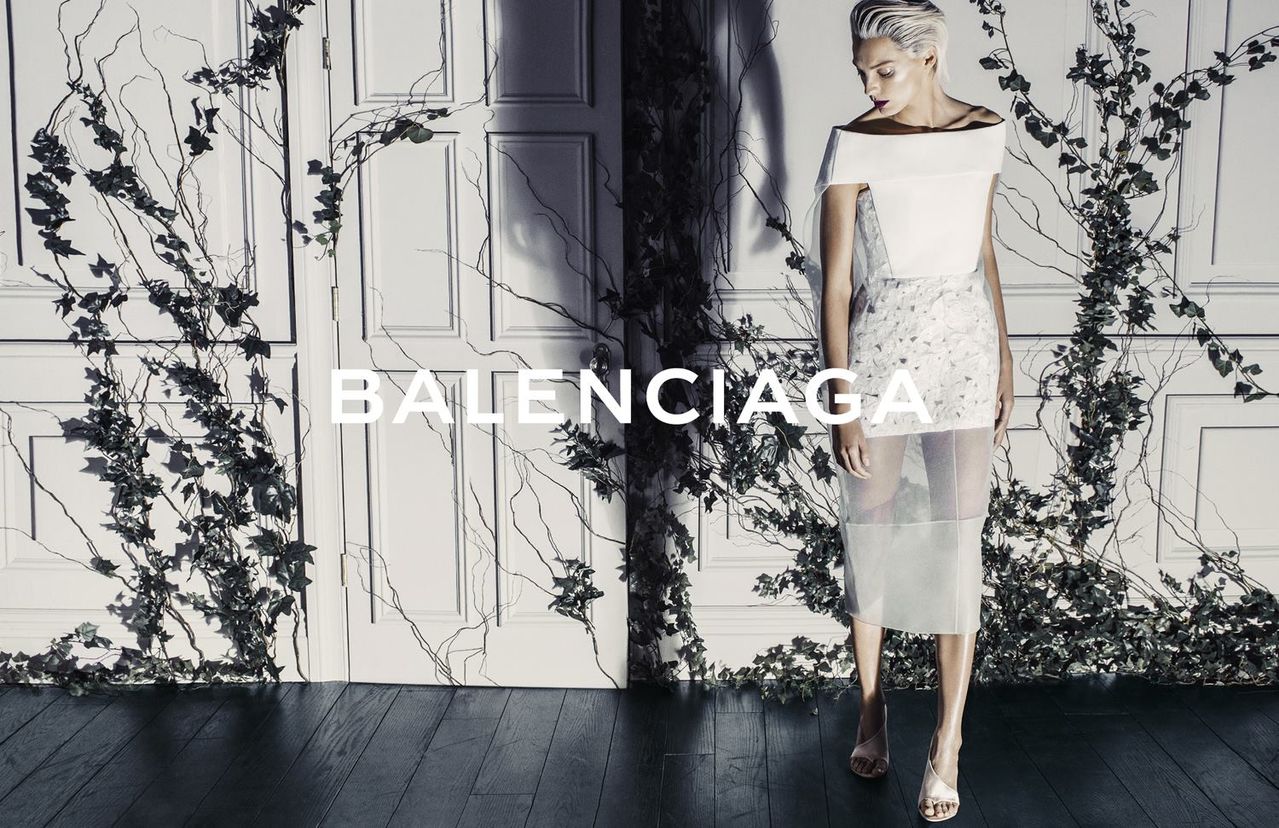 AD Campaign: Balenciaga Spring/Summer 2014: Daria Werbowy by Steven Klein