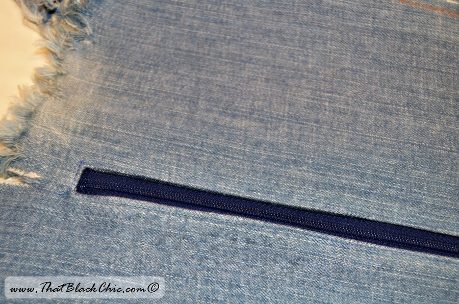 DIY TIME: Distressed denim DIY fold-over clutch [inspired by YouTuber ...