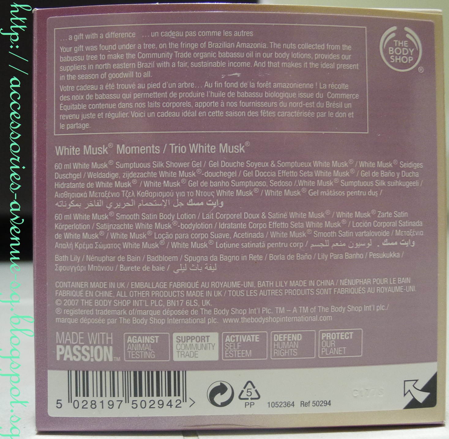 Accessories Avenue: BODY SHOP White Musk Gift Set Trio - NEW - 40% off