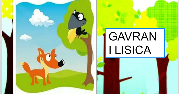 GAVRAN I LISICA - BASNA
