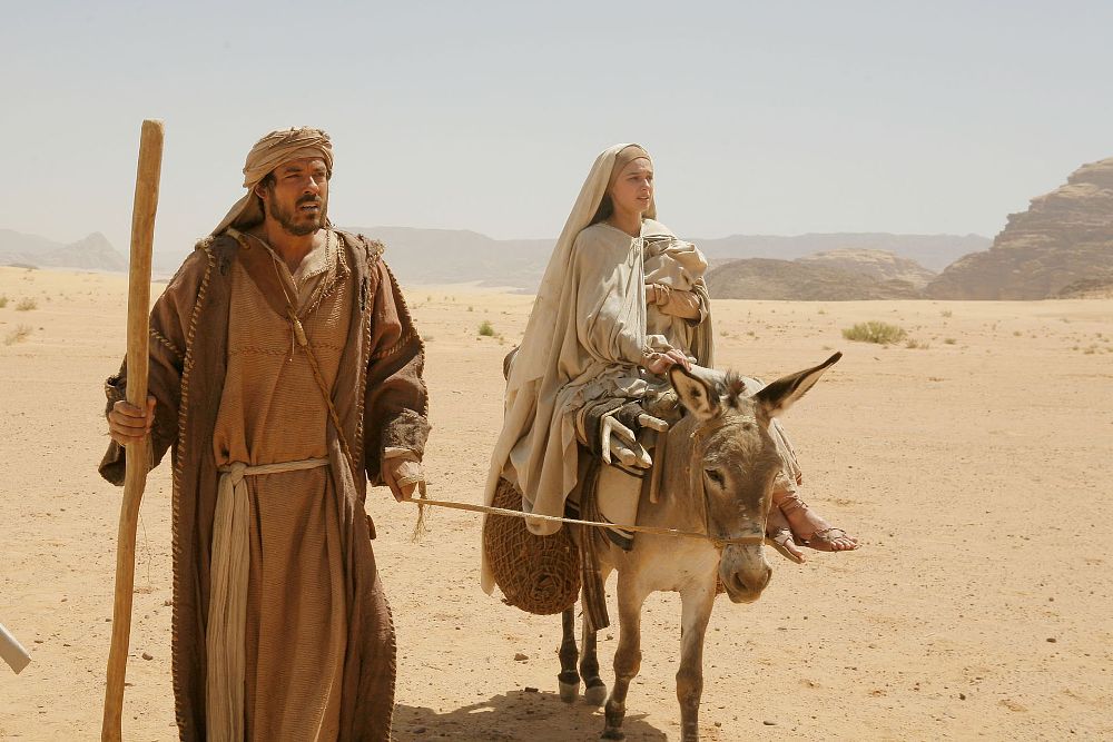 Mary And Joseph On A Donkey