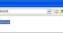 INF file extension for a plain text file