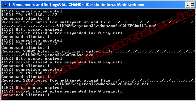 Hack Remote Pc Using Miniweb Build 300 Arbitrary File Upload Hacking Articles