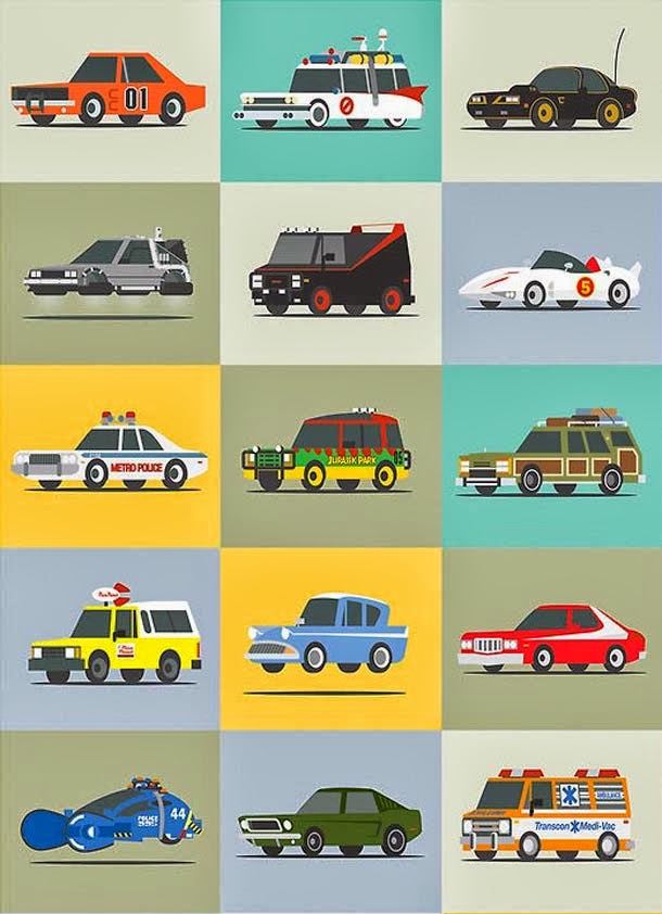 astelvio: Star Cars - The Cults Vehicles Together into a Poster!