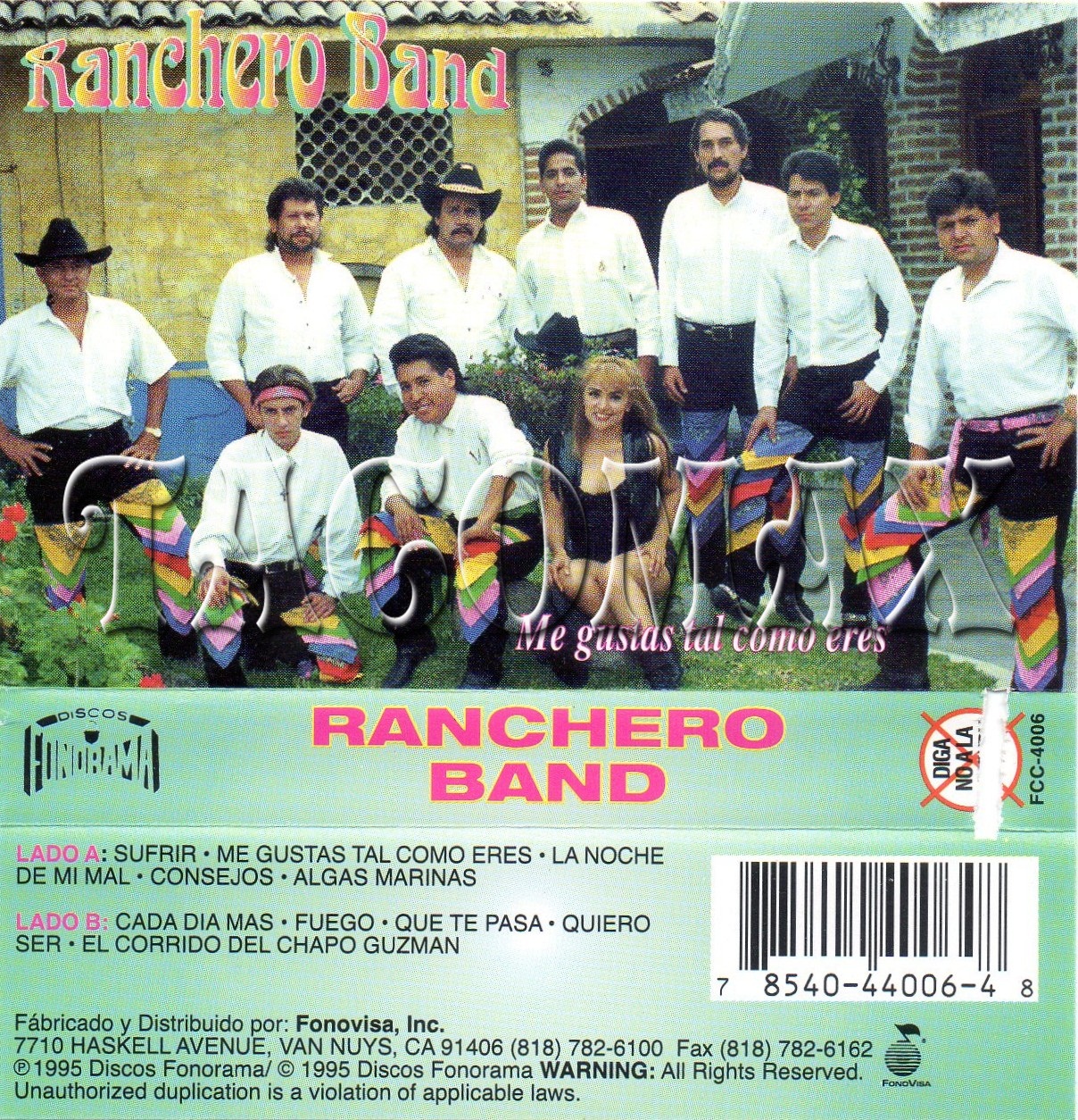 sɐɹǝdnɹƃ sǝuoıɔɔǝΙoɔ: Ranchero Band-Me Gustas Tal Como Eres
