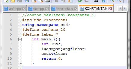 Konstanta dan Operator ~ Materi Pemrograman Terstruktur