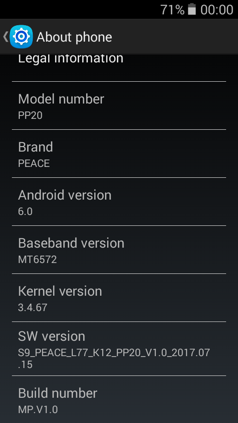PEACE PP20 NAND FLASH FILE FRIMWARE 100% TESTED - BEST FLASH FILE ...