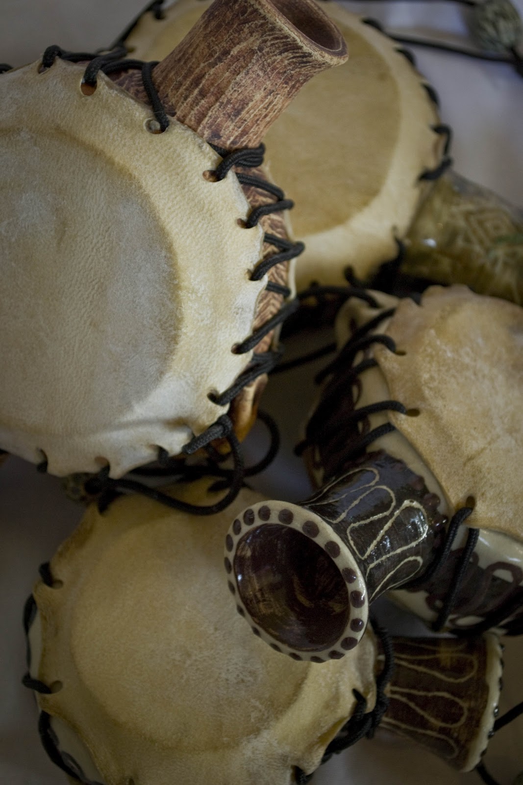 Hand Built Ceramic Drums