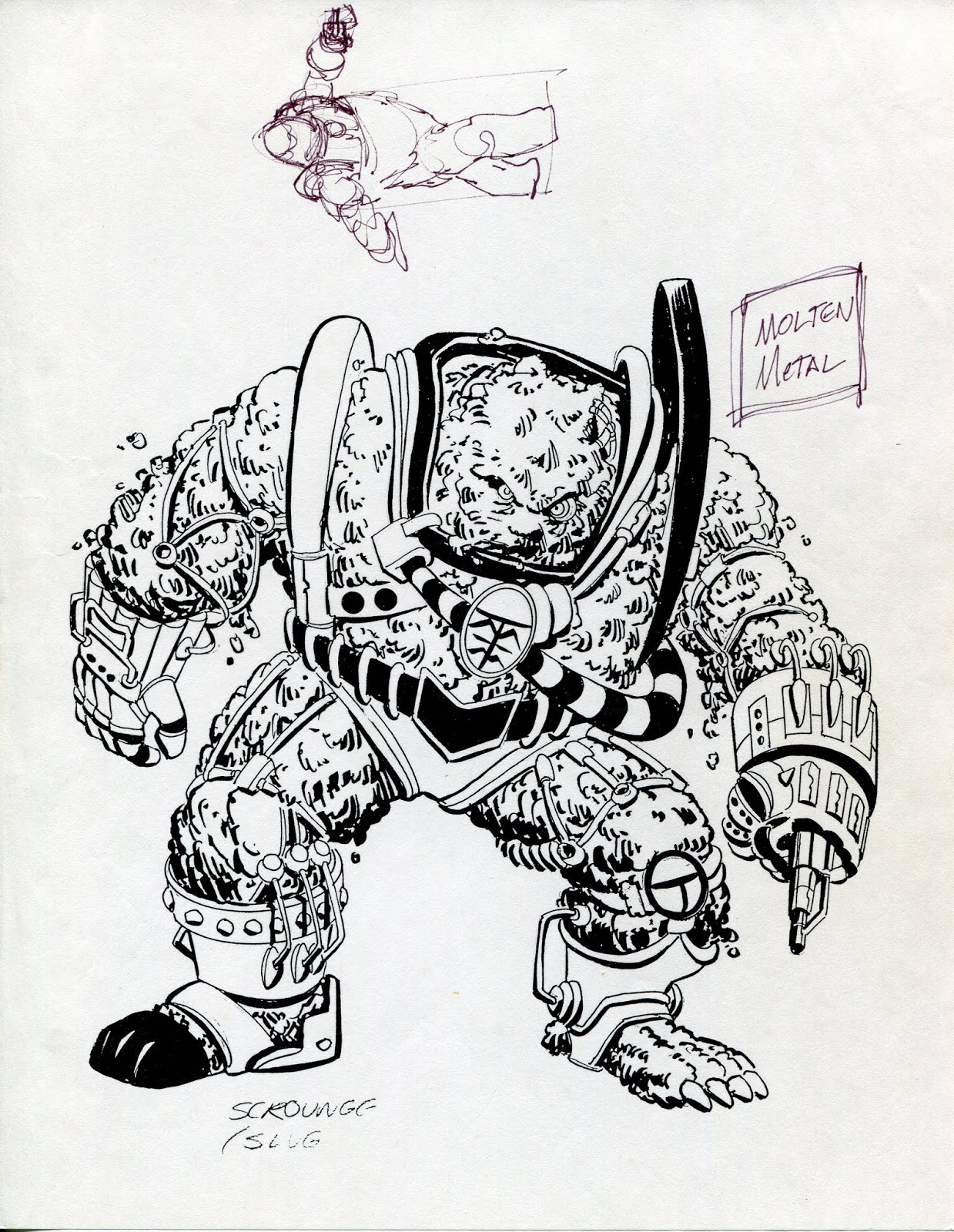 Flooby Nooby: Bionic Six - Concept Art by Alex Toth