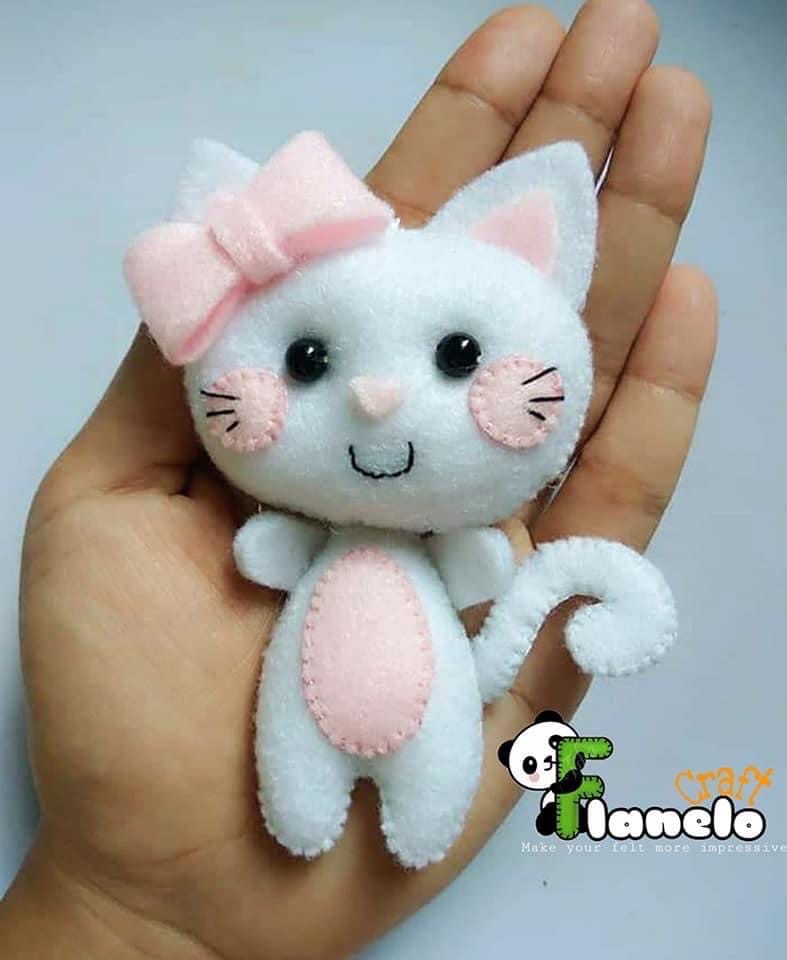 Ursinho Pooh e Gata Marie em Feltro DIY com Molde Grátis para Imprimir ...