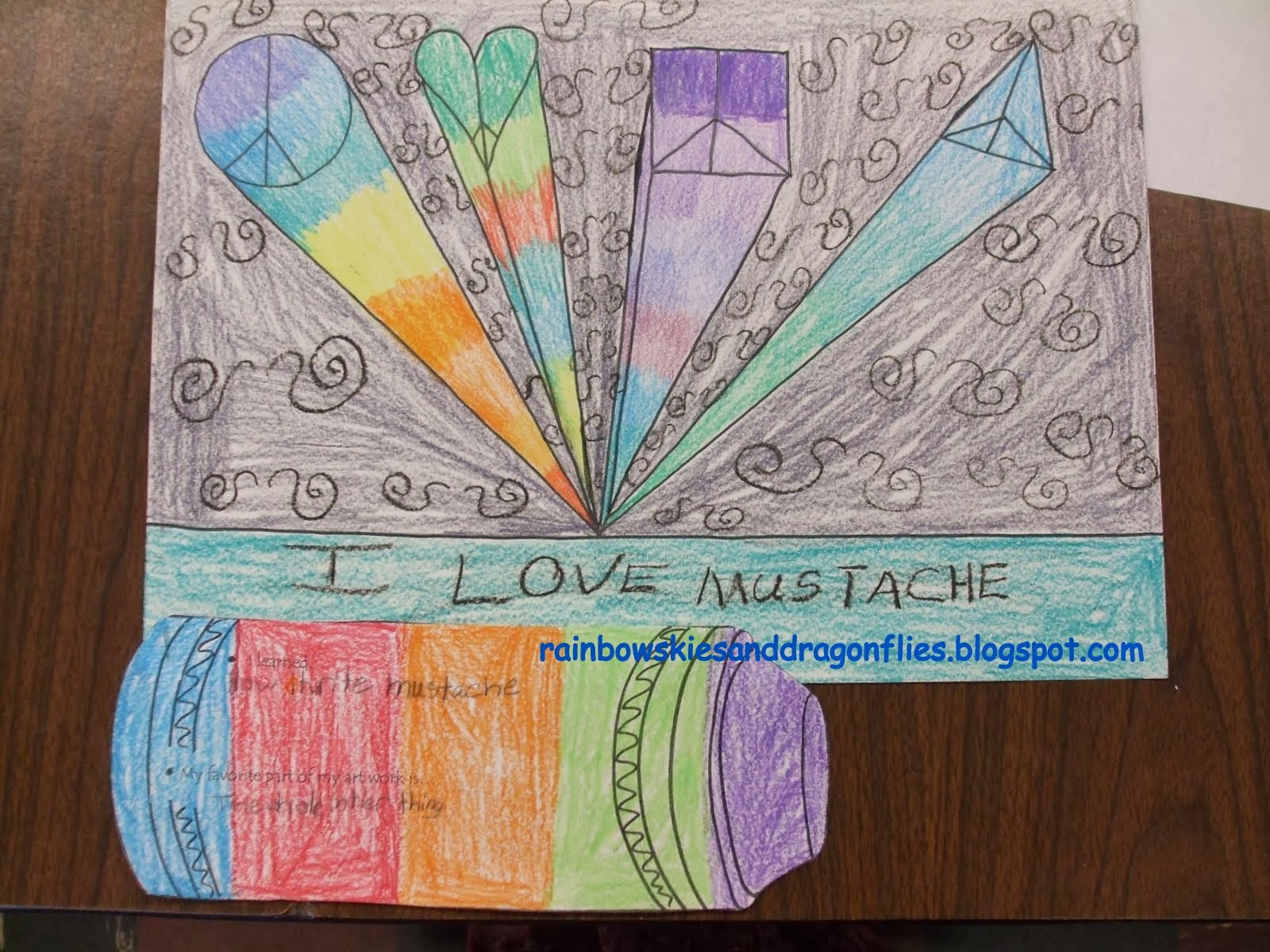 Rainbow Skies & Dragonflies: 2nd Grade Painting Fun and 3d Grade 1 ...