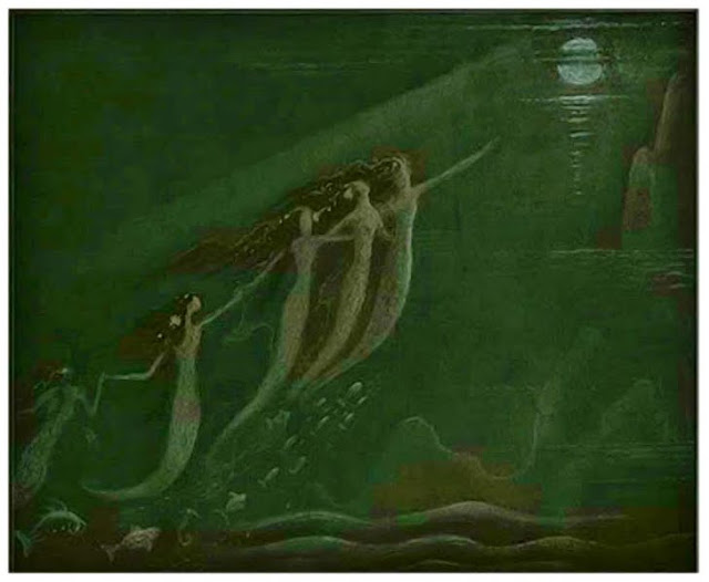 çizgili masallar: The Little Mermaid by Kay Nielsen