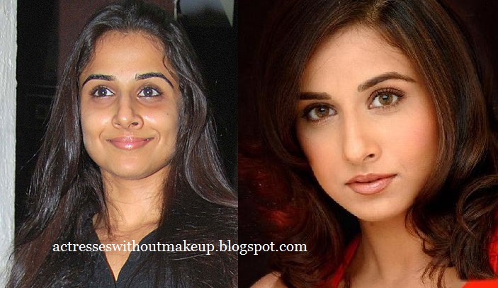Actresses without Makeup: Vidya Balan without Makeup