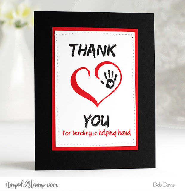 Helping Hands Thank You - NewAmped2Stamp