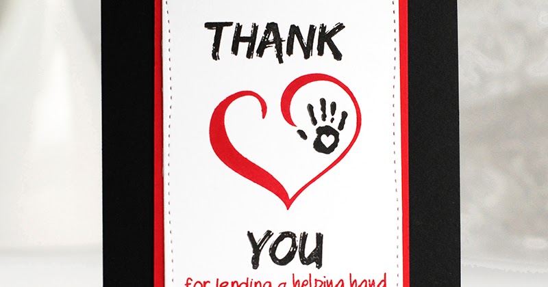 Helping Hands Thank You - NewAmped2Stamp