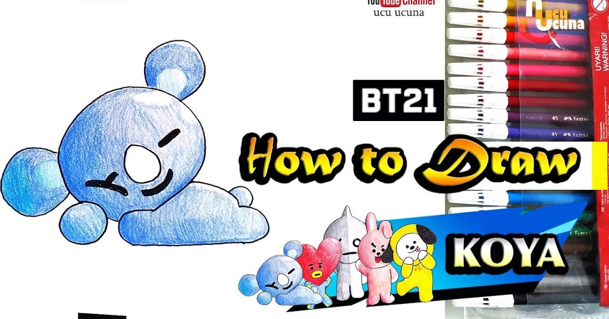 HOW TO DRAW KOYA BT21| BTS | STEP BY STEP | EASY