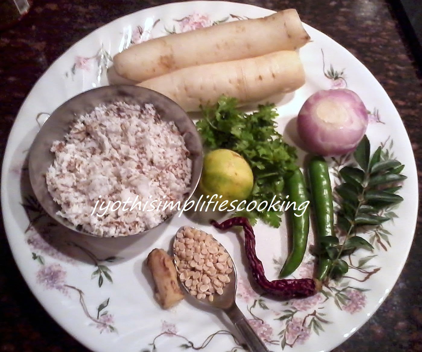 MULLANGI CHUTNEY/RADISH CHUTNEY