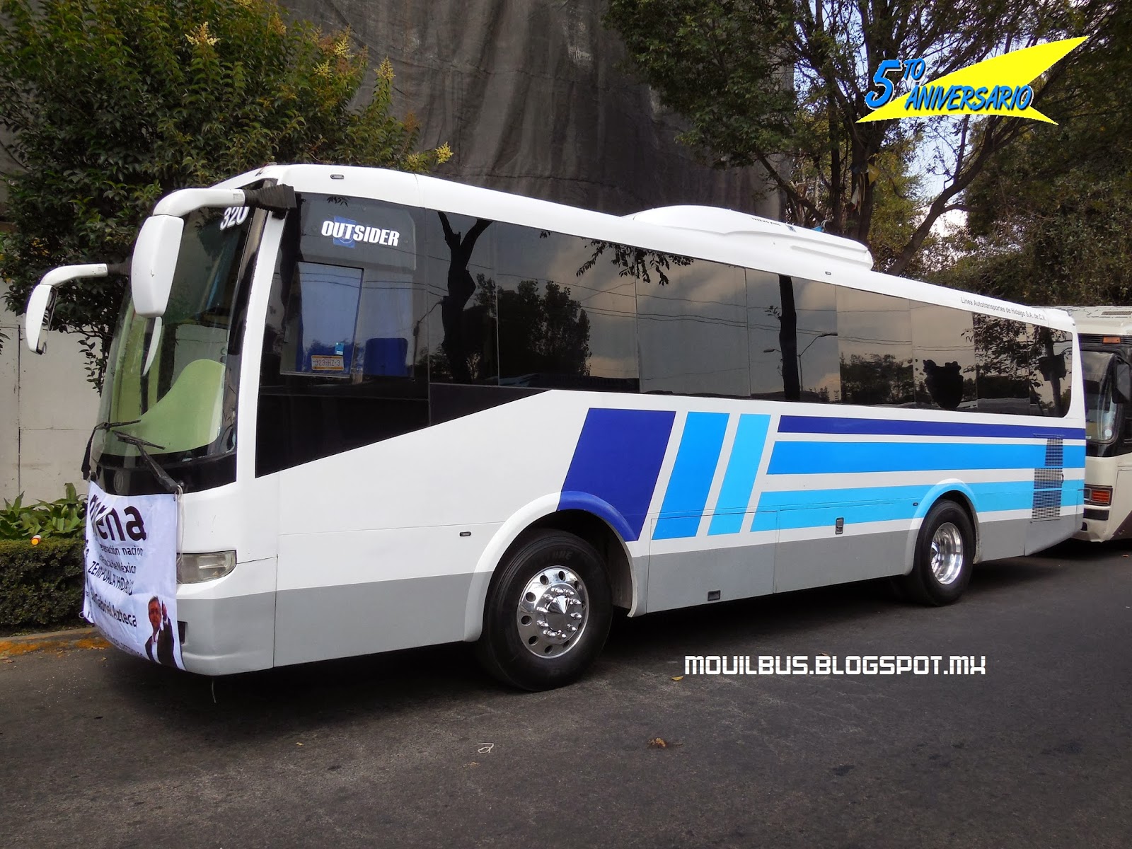 DINA OUTSIDER LINEA AUTOBUSES DE HIDALGO.