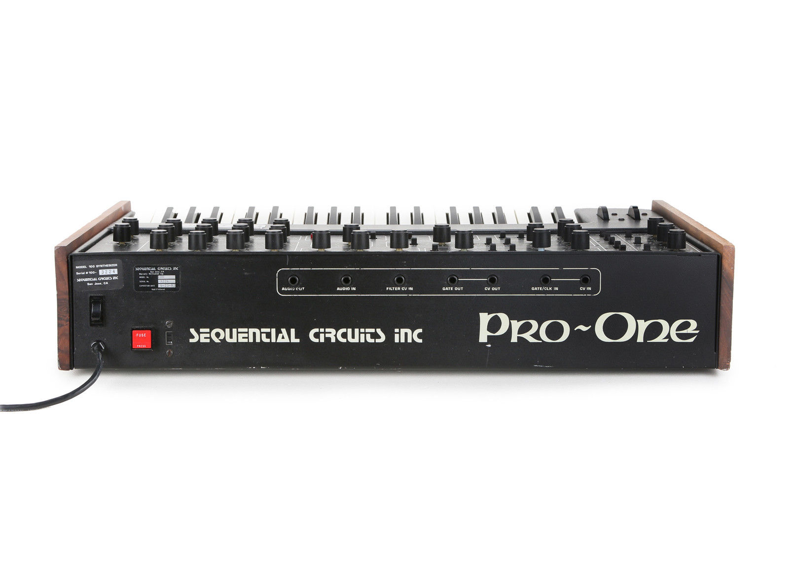 MATRIXSYNTH: Sequential Circuits Pro One Vintage Analog Synth SN 3224