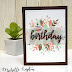 Handmade by Michelle: Earthy tones for a masculine birthday card