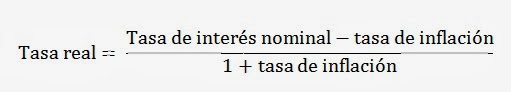ADMINISTRACIÓN MODERNA: La Inflación y la Tasa de Interés Real