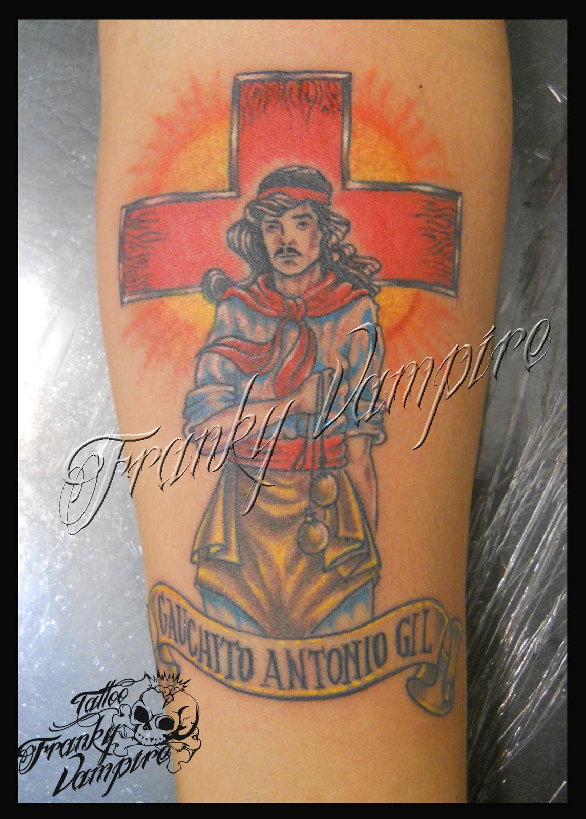 FRANKY VAMPIRE "Tattoo & Stickers": GAUCHITO GIL - FRANKY VAMPIRE