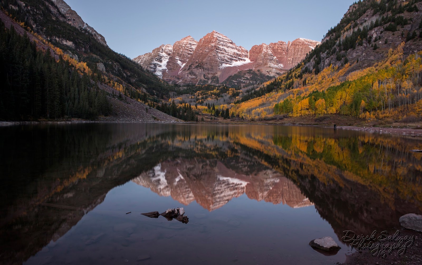 Salway Photography: Pre dawn photo of Maroon Bells, Colorado
