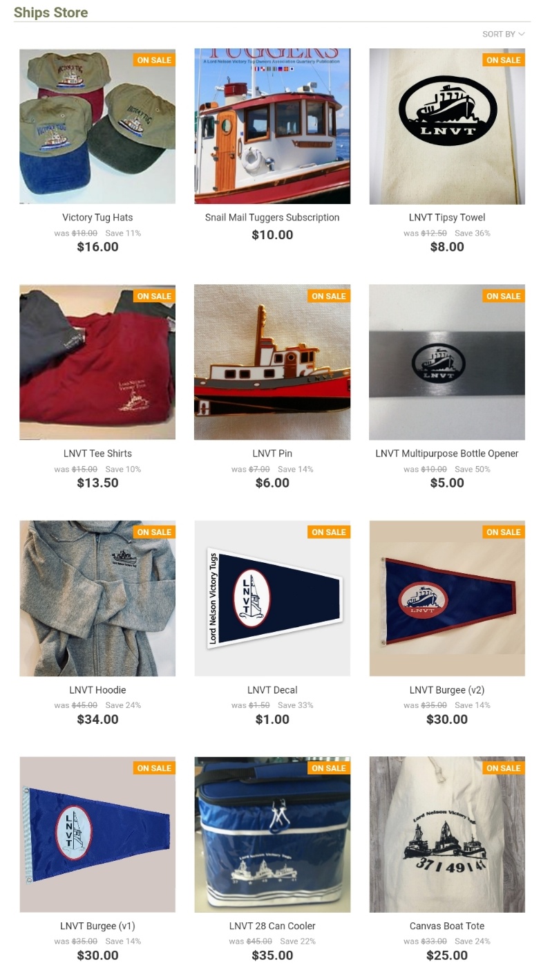 LNVT Blog: LNVT Ship's Store Sale