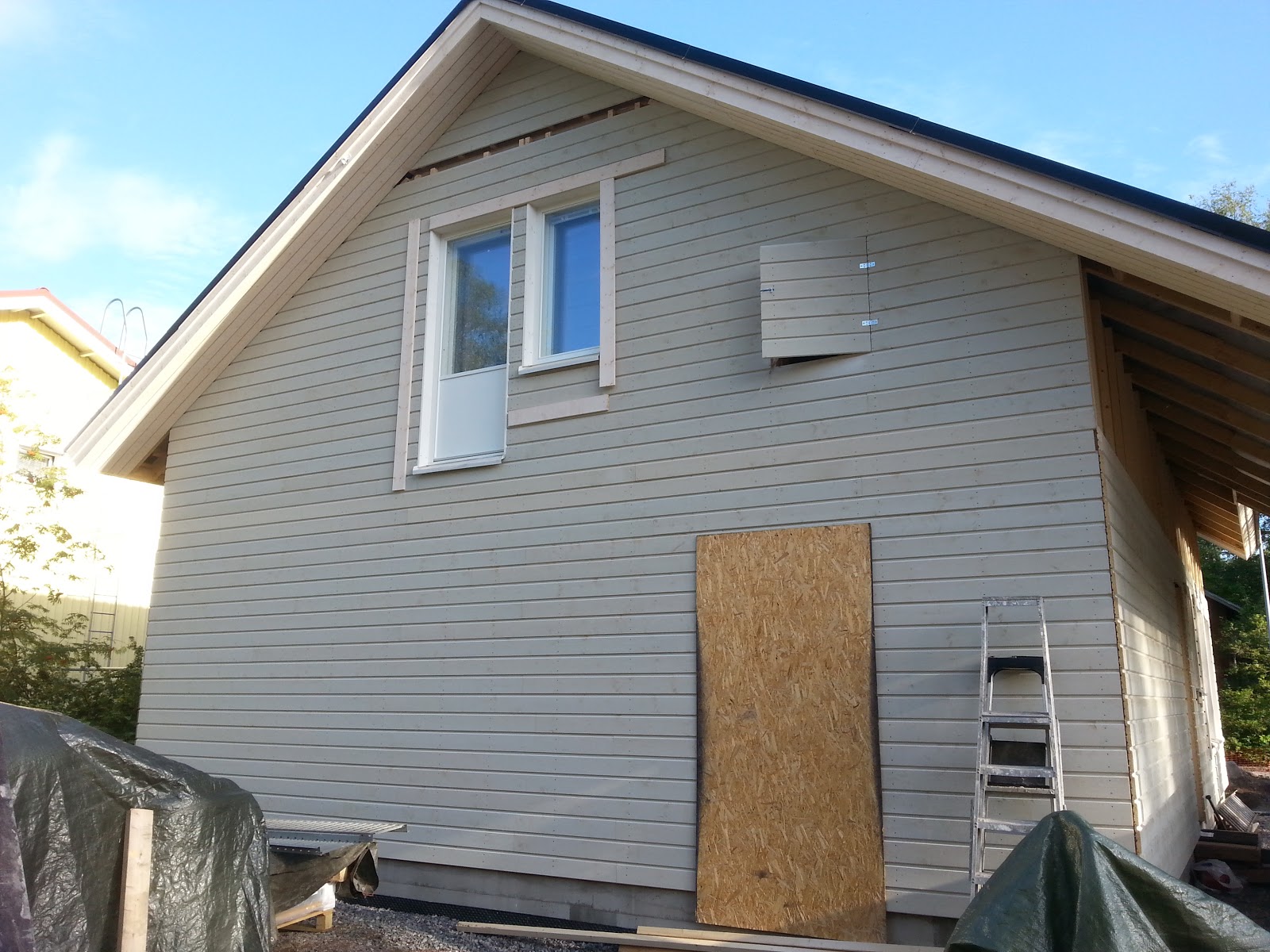 Meidän talo & koti: Ulkovuoripaneelia